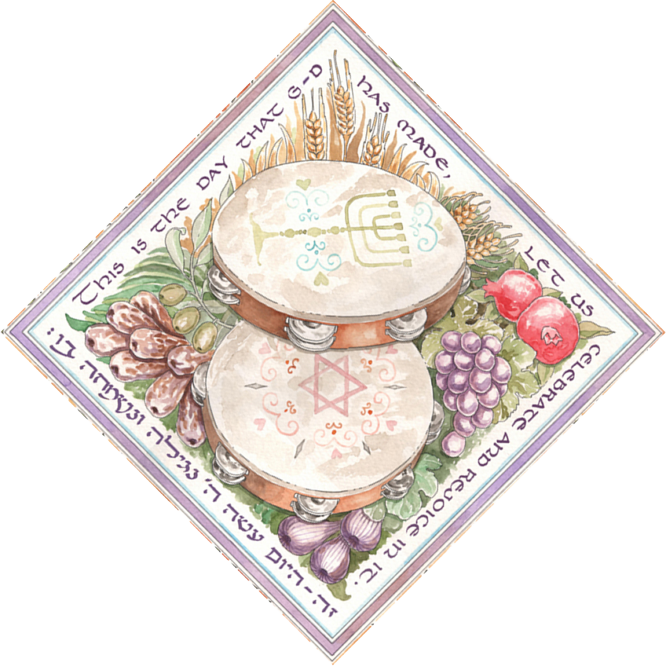 Miriam's Timbrel - Caspi Cards & Art